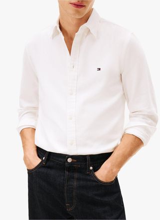 Tommy Hilfiger Chemise classique coupe droite en coton
