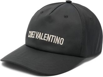Valentino Garavani Homme, Accessoires, Noir, Taille: 59 CM Casquette avec logo brod&eacute;
