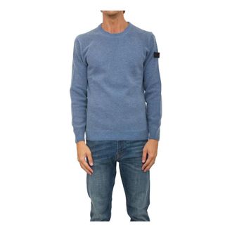 Peuterey Rundhals-Strickware - - Knitwear - Herren - Blau - 2XL