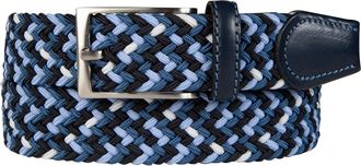 Lindenmann Herren Gürtel blau Textil