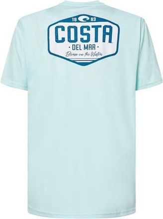 Costa Costa Tech Morgan Manches Courtes T-Shirt, Menthe, L Mixte