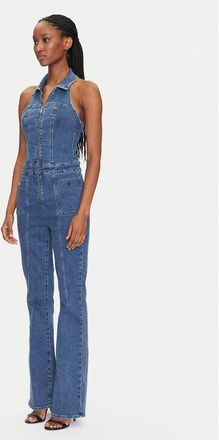 Guess Jumpsuit W5GD1C D4LT0 Blau Regular Fit