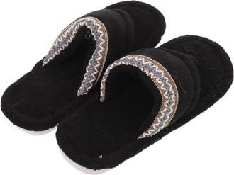 BESTONZON Pantoufles Chaudes et Confortables pour Femmes Semelle Épaisse Isolante Doublure Douce Respirante Taille 42-43 Pantoufles DIntérieur Légers et Douille