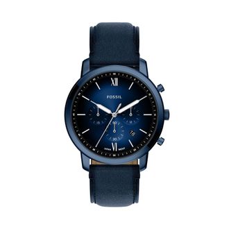 Fossil Uhr Fossil Neutra FS6168 Dunkelblau