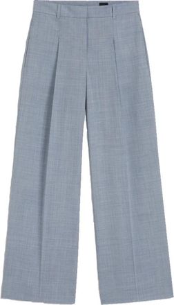 HUGO BOSS Femme, Pantalons, Bleu, Taille: 38 FR Wide Pantalons