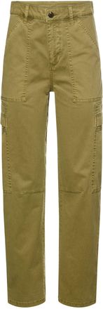 Camel Active Damen Cargo Hose aus Baumwollmix Oliv, womenswear-31/32