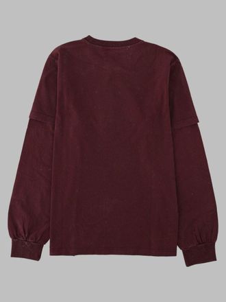 Ganni Logo T-Shirt - Bordeaux