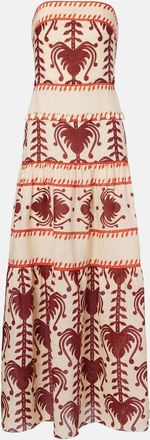 Johanna Ortiz Bedrucktes Maxikleid Another Chance aus Leinen