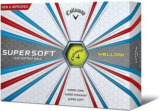 Callaway Supersoft-Golfb&auml;lle Einheitsgr&ouml;&szlig;e gelb