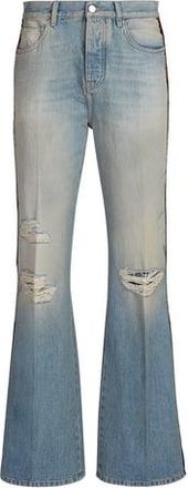 Amiri Jean boot cut patchwork en coton