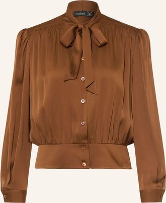 van Laack Van Laack Schluppenbluse Vl-Yaisa-Xx Mit Seide beige