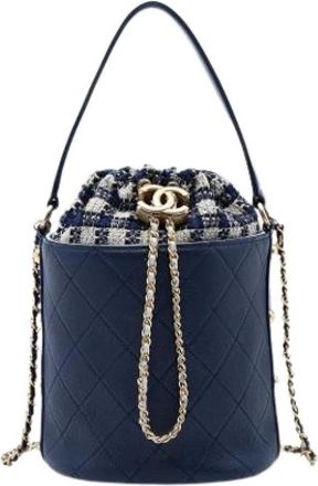 Chanel Sac bandouli&egrave;re Pre-owned - Femme - Pre-owned - Bleu - Taille: ONE Size