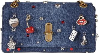 Marc Jacobs Femme, Sacs, Bleu, Taille: ONE Size Mini Double Chain Bag