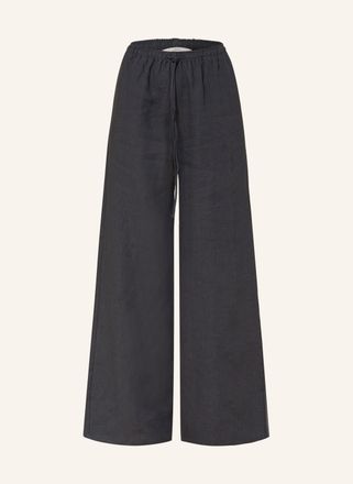 Lanius Lanius Marlenehose Aus Leinen blau