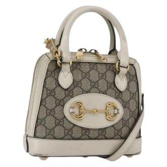 Gucci Sac Mini en Toile Pre-owned - Femme - Pre-owned - Beige - Taille: ONE Size