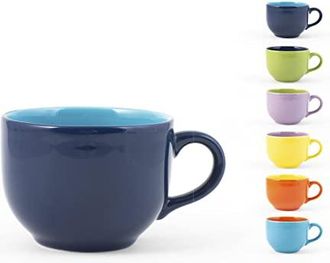 hOme 8160200 Set 6 Becher Arredo Keramik Samba ohne Teller Cc570 Mattino