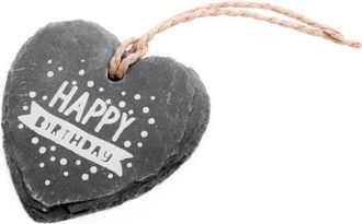 Good old Friends Kleines Schieferherz Happy Birthday