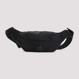 Moncler Bauchtaschen - Streamlined Belt Bag With Logo Emblem - Gr. ONE SIZE - in Schwarz - f&uuml;r Damen