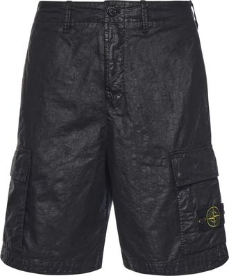 Stone Island Homme, Shorts, Noir, Taille: W33 Shorts d&eacute;contract&eacute;s