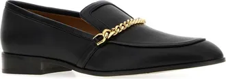 Stella McCartney Chain-Trim Polyurethane Loafer - Black