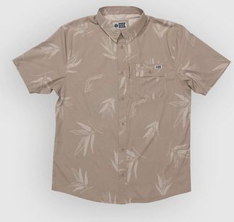 Salty Crew Flagship Uv Button Up Hemd dark khaki