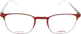 Carrera Homme, Accessoires, Rouge, Taille: ONE Size Lunettes de vue cercl&eacute;es en acier inoxydable