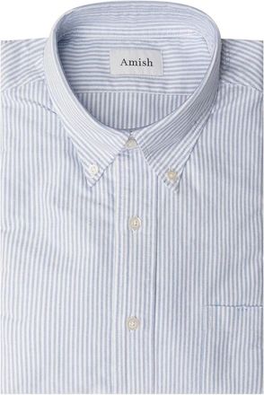 Amish Homme, Chemises, Multicolore, Taille: M America Shirt Stripe