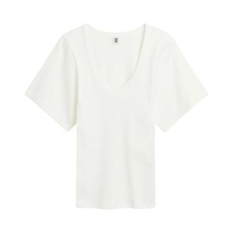 By Malene Birger Lunai Stilvolles Fashion T-Shirt - - Tops - Damen - Wei&szlig; - S