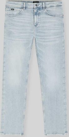HUGO BOSS Straight Fit Jeans aus Baumwoll-Mix Modell C-OGDEN