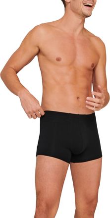 Schiesser Herren Shorts schwarz unifarben