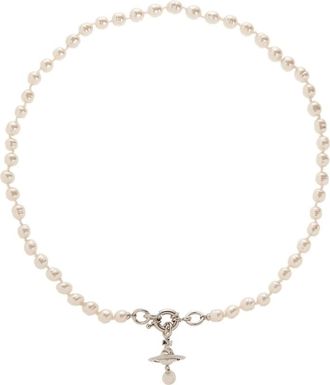 Vivienne Westwood Femme, Accessoires, Beige, Taille: M Aleksa Necklace