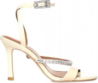 Kurt Geiger Femme, Chaussures, Beige, Taille: 40 EU Crystal Strap Sandal 90
