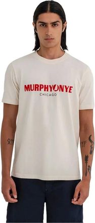 Murphy & Nye Homme, Tops, Blanc, Taille: L T61100 T-Shirt