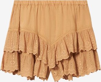 Isabel Marant Short Jocadia - Femme - Caramel - Taille34 - Marant &Eacute;toile