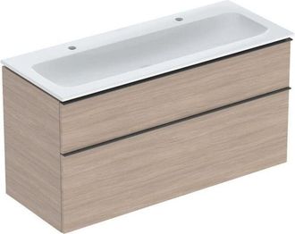 Keramag Geberit iCon Set M&ouml;belwaschtisch mit Unterschrank, 2 Schubladen