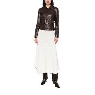 Liu Jo Lederjacke - - Jackets - Damen - Braun - L