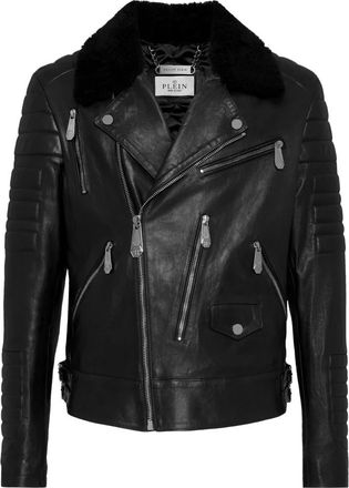 Philipp Plein Herren, Jacken, Schwarzk, LGr&ouml;&szlig;e