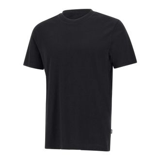 HUGO BOSS Homme, Tops, Noir, Taille: XL T-shirt en coton merceris&eacute; &agrave; col rond