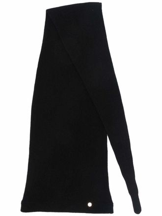 Flapper Kaschmirm&uuml;tze mit spitzer Kappe - Schwarz