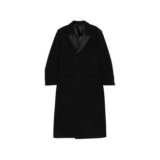 Ernest W. Baker Zweireihiger Mantel - - Coats - Herren - Schwarzk - L
