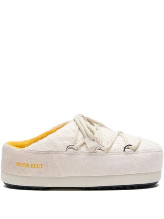 Moon Boot x GIR mules EVX à plateforme - Blanc