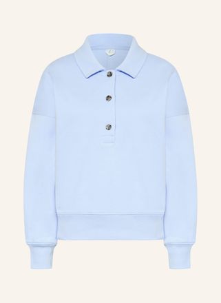 Arket Arket Jersey-Poloshirt Flora blau