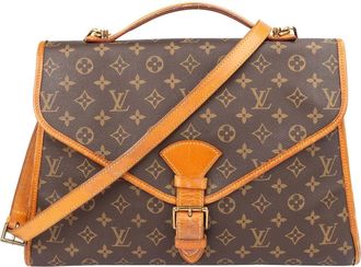 Louis Vuitton Crossbody Bags - Louis Vuitton Canvas Monogram Bel Air Handbag - Gr. unisize - in Braun - für Damen