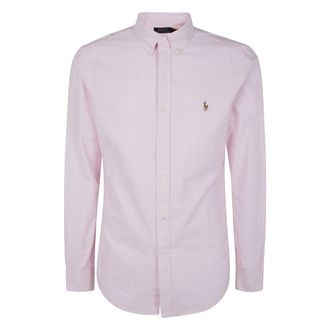 Polo Ralph Lauren Homme, Chemises, Rose, Taille: L Chemise de sport &agrave; manches longues