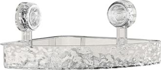 Generic Badezimmer-Eckregale - PET-Saugnapf-Organizer, wandmontiertes Duschregal | Leichtes, platzsparendes Toilettenregal, mehrschichtiger, einfach zu instal