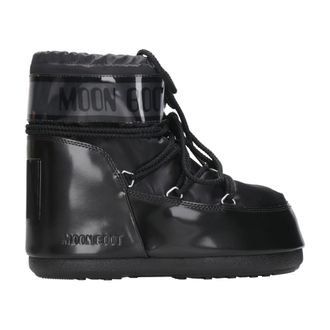 Moon Boot Icon Low Glance Satin Boots - - Shoes - Damen - Schwarzk - 36 EU