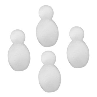 Cabilock 4 St&uuml;ck Wei&szlig;er Schneemann Modelle aus Polystyrol 146cm Selbstgemacht Weihnachtsdeko Bastelset f&uuml;r Kreative Weihnachtsdekoration