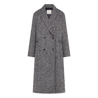 Seventy Cappotto Spigato Doppio Petto - - Coats - Damen - Blau - M