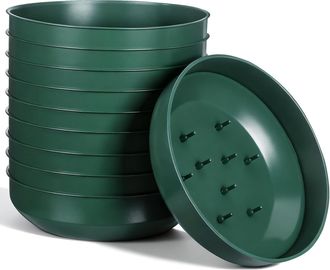 DOITOOL 10 St&uuml;ck Teiliges Runde Steckschaumschalen f&uuml;r Blumenarrangements Stabile Blumensteckmasse f&uuml;r Hochzeiten Partys Florale Dekoration Vielseitige Materi