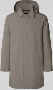 Marc O'Polo Regular Fit Funktionsmantel mit abnehmbarer Kapuze